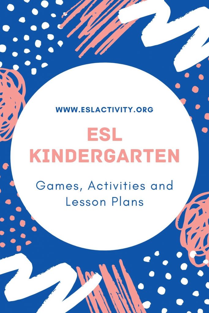 ESL Games & Activities for Kindergarten | Teaching ESL Kindy