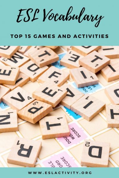 ESL Vocabulary Games and Activities | Vocab Activities for ESL