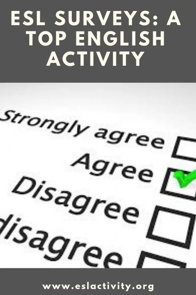 ESL Questionnaires and Surveys for Students: Try out this Activity