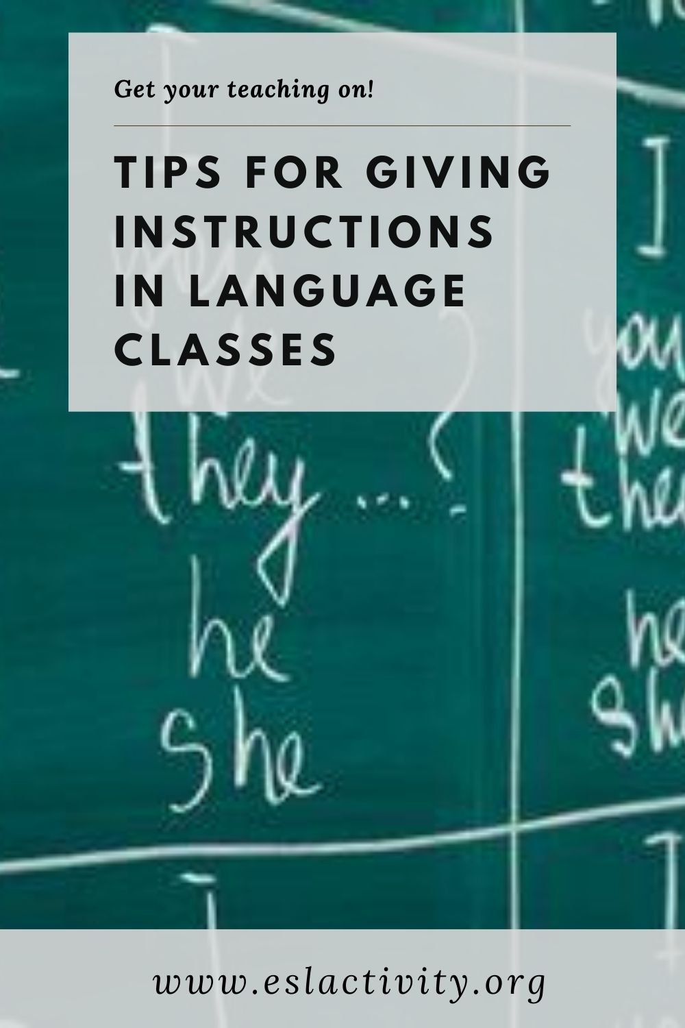 Giving Instructions: Tips for English Teachers on How to Do It Well