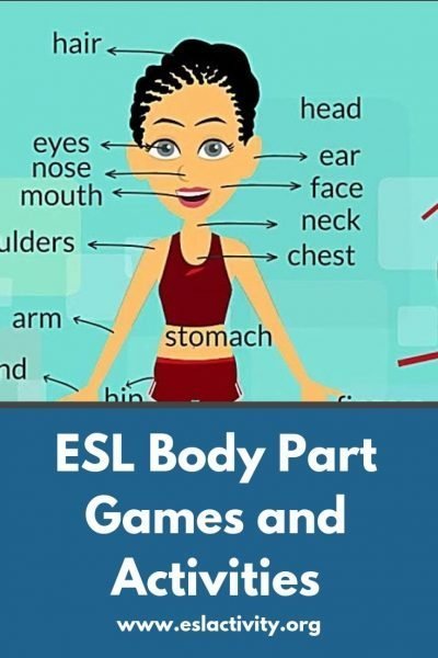 ESL Body Parts Games & Activities | Body Parts ESL Worksheets