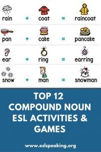 Compound Words and Compound Nouns ESL Games & Activities