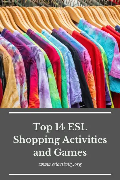 Shopping ESL Games, Activities, Lesson Plans & Worksheets