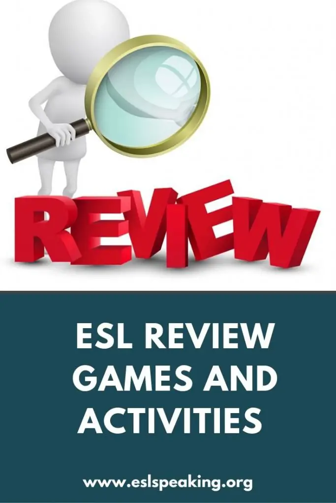 Review Games and Activities for ESL | TEFL Review Lesson Ideas