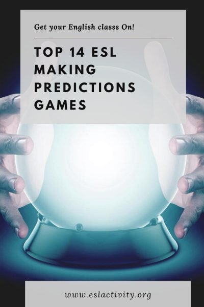 ESL Predictions Activities, Games, Lesson Plans & Worksheets