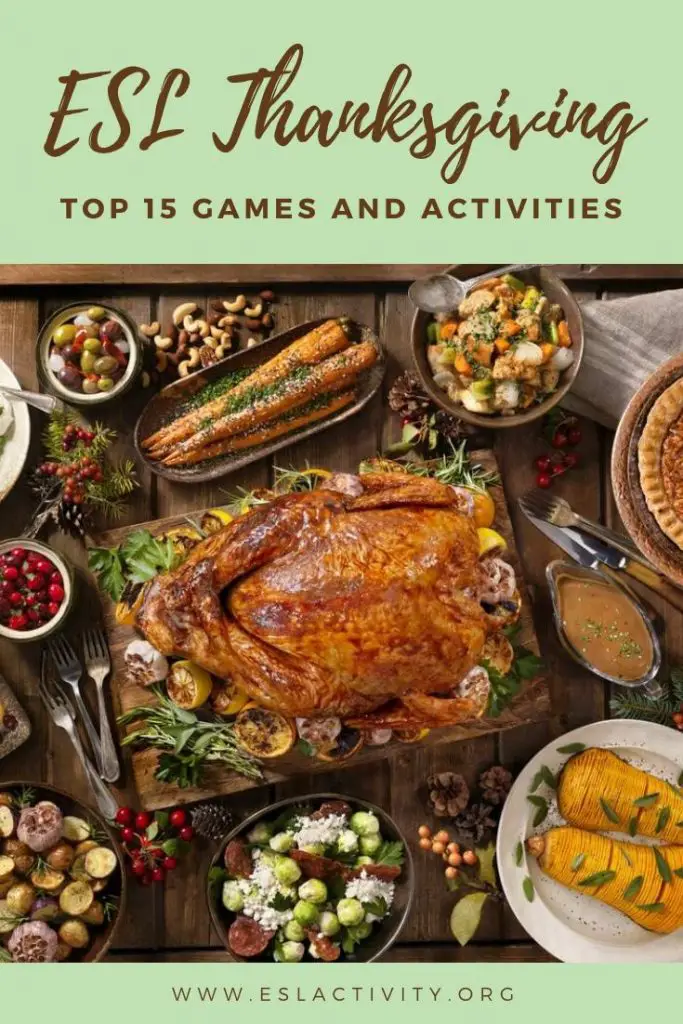 Thanksgiving for ESL Students: Games, Activities & Lesson Plans