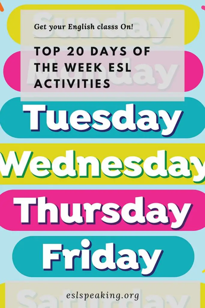 Days Of The Week Activities Games Worksheets And Lesson Plans Days Of The Week Activities Games Worksheets And Lesson Plans