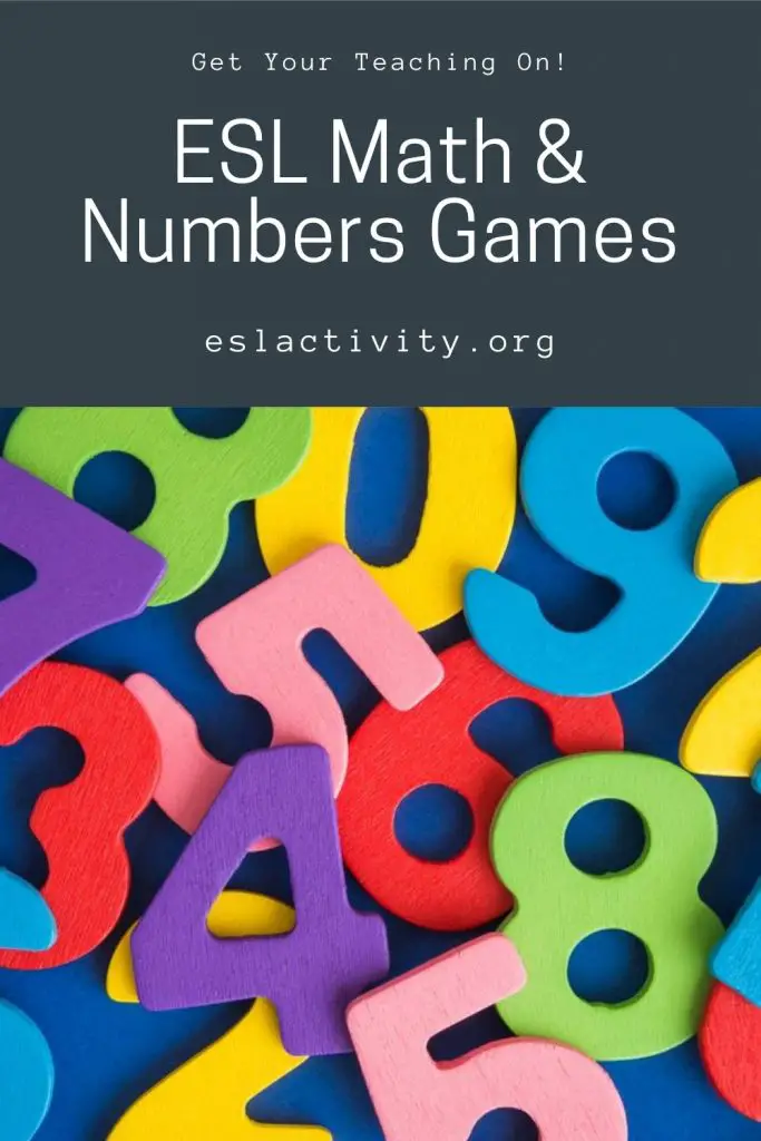 ESL Maths Games ESL Numbers Games For Kids And Adults