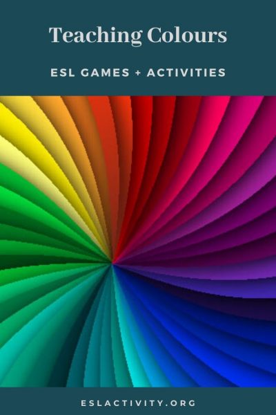 Colors ESL Games, Activities, Worksheets, Lesson Plans & More