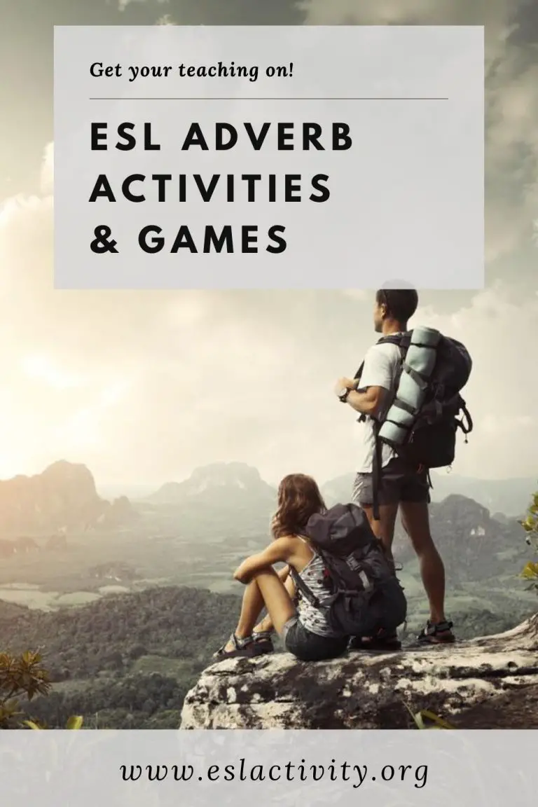 ESL Adverb Games, Activities, Lesson Plans, Worksheets & More