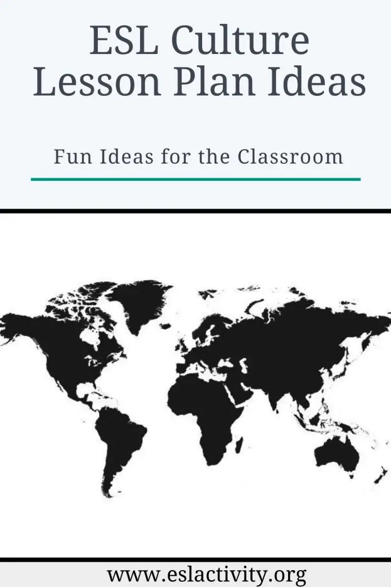 ESL Culture Lesson Plan Ideas | Culture Discussion Questions