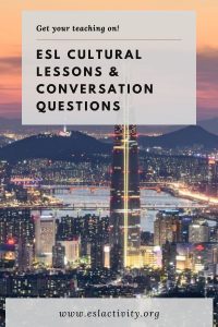 ESL Culture Lesson Plan Ideas | Culture Discussion Questions