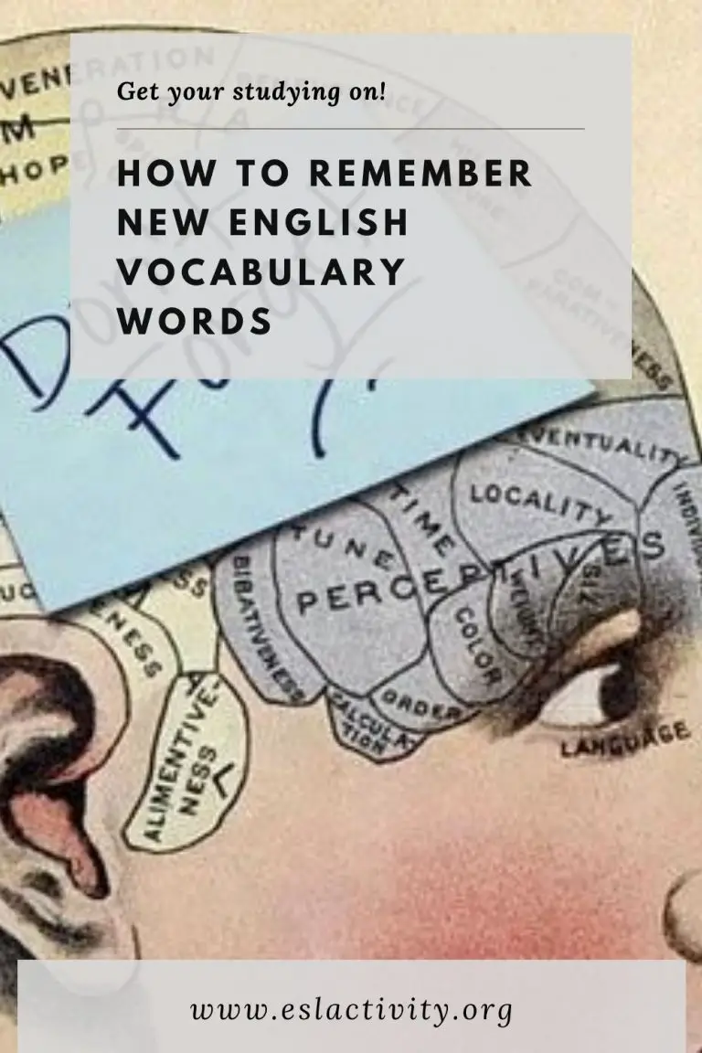 How to Memorize English Vocabulary Words Quickly & Easily