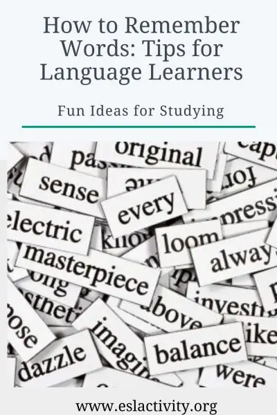 How to Memorize English Vocabulary Words Quickly & Easily