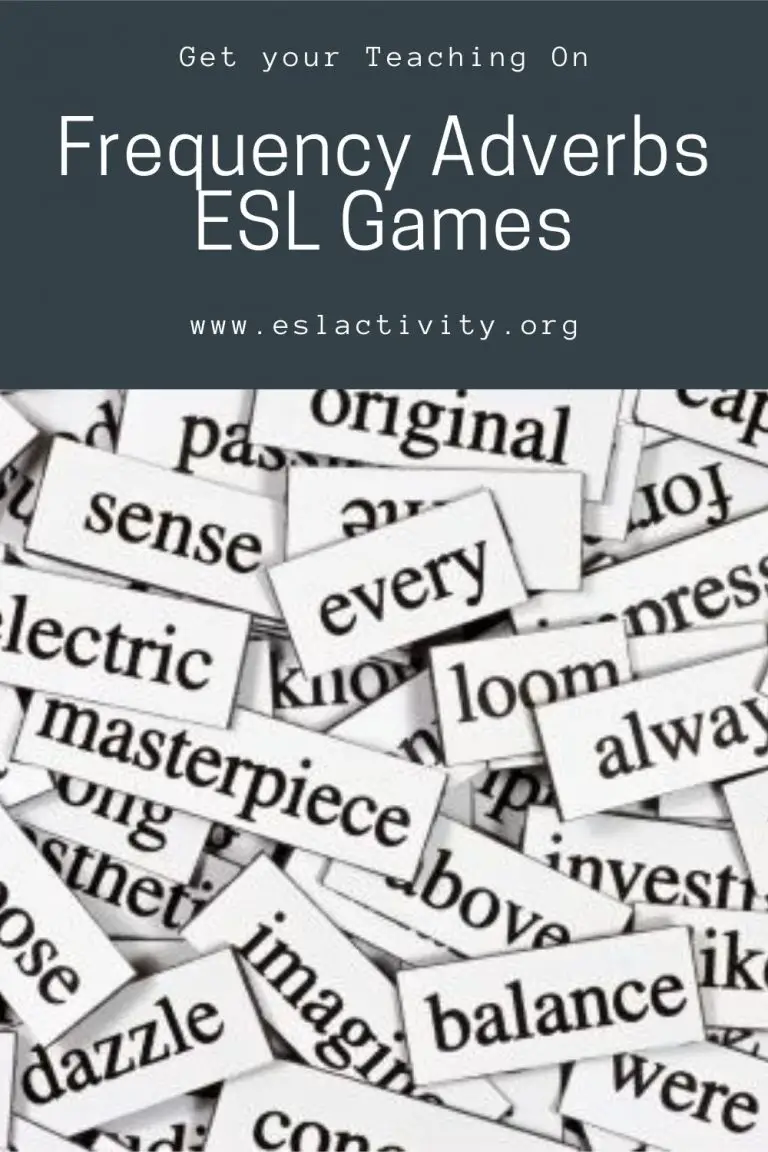 Frequency Adverbs Games, Activities, Worksheets & Lesson Plans