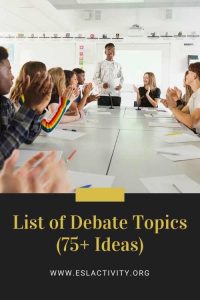 Funny, Silly & Controversial Debate Topics | ESL Topics to Debate