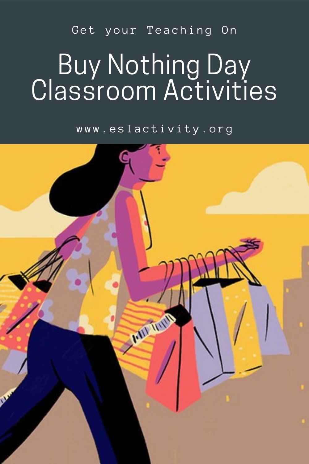 ESL Buy Nothing Day Activities, Lesson Plans, Worksheets & More