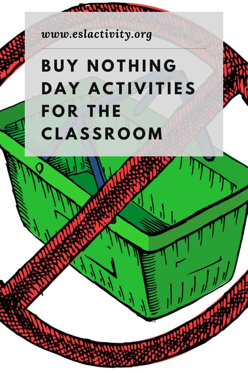 ESL Buy Nothing Day Activities, Lesson Plans, Worksheets & More