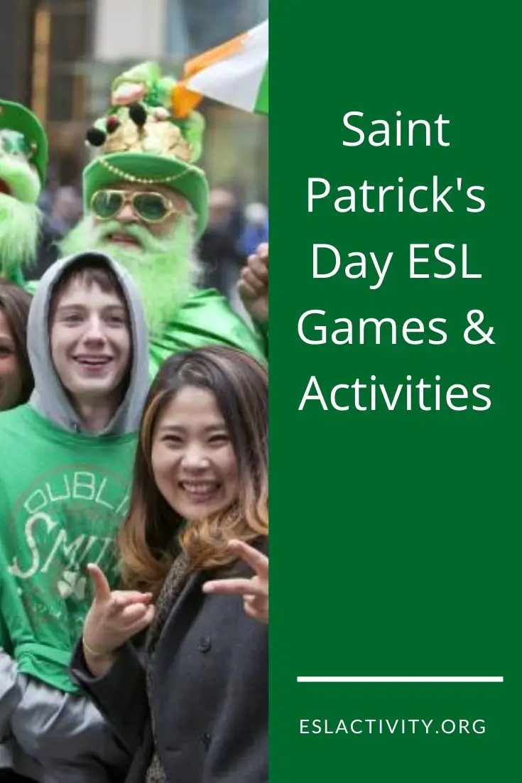 ESL St. Patrick's Day Vocabulary, Activities & Lesson Plans