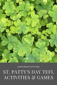 ESL St. Patrick's Day Vocabulary, Activities & Lesson Plans