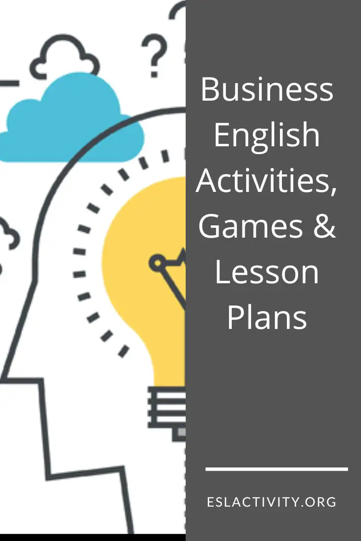 ESL Business English Conversation Activities & Lesson Plans