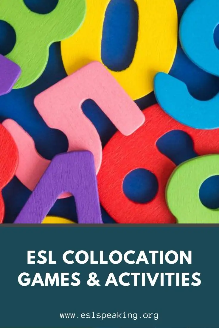 ESL Collocations Activities, Games, Worksheets & Lesson Plans