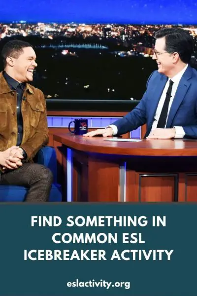 Finding Something in Common ESL Activity for Intermediate-Advanced