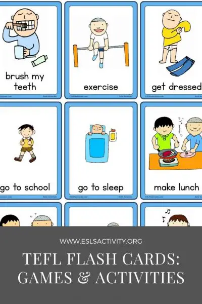 TEFL Flash Cards: Games, Activities, How to Make your Own
