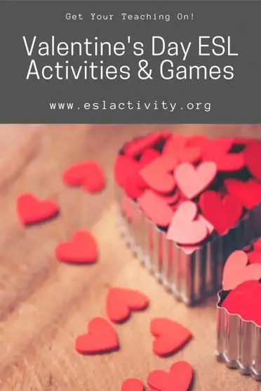Esl Valentine Day Activities