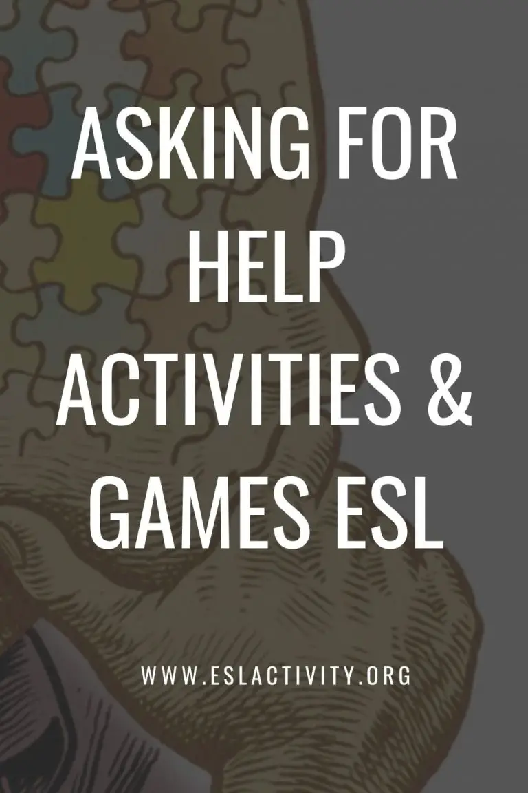 Asking for Help Activities for ESL | ESOL Help Games