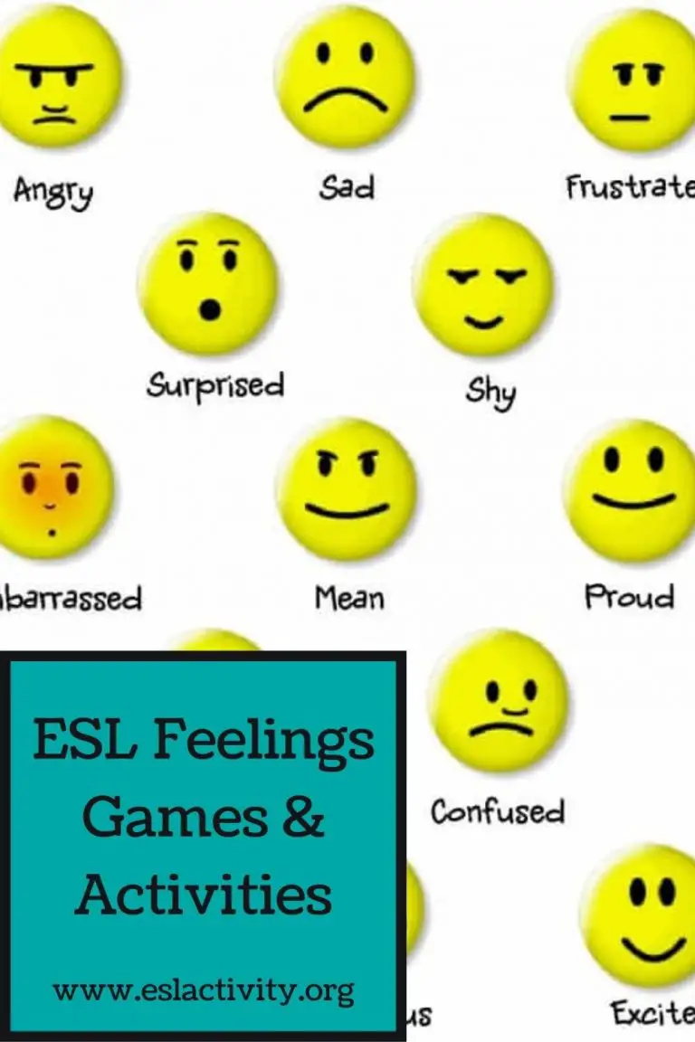 ESL Emotions and Feelings: Games, Activities & Lesson Plans
