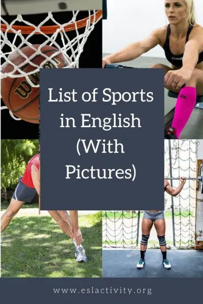 List of Sports: Different Types of Sports Names in English (with Pictures)