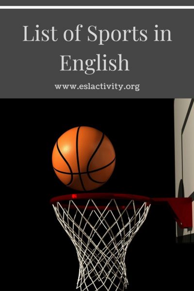 List of Sports: Different Types of Sports Names in English (with Pictures)