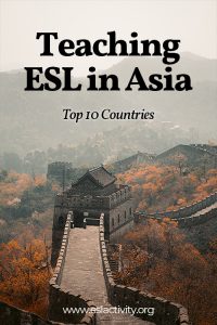 Top 10 Countries for Teaching English in Asia