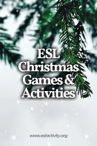 Christmas Classroom Activities, Games, & Lesson Plans for ESL