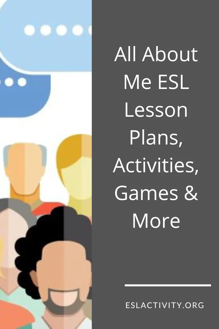 All About Me ESL Worksheets, Lesson Plans, Activities & More