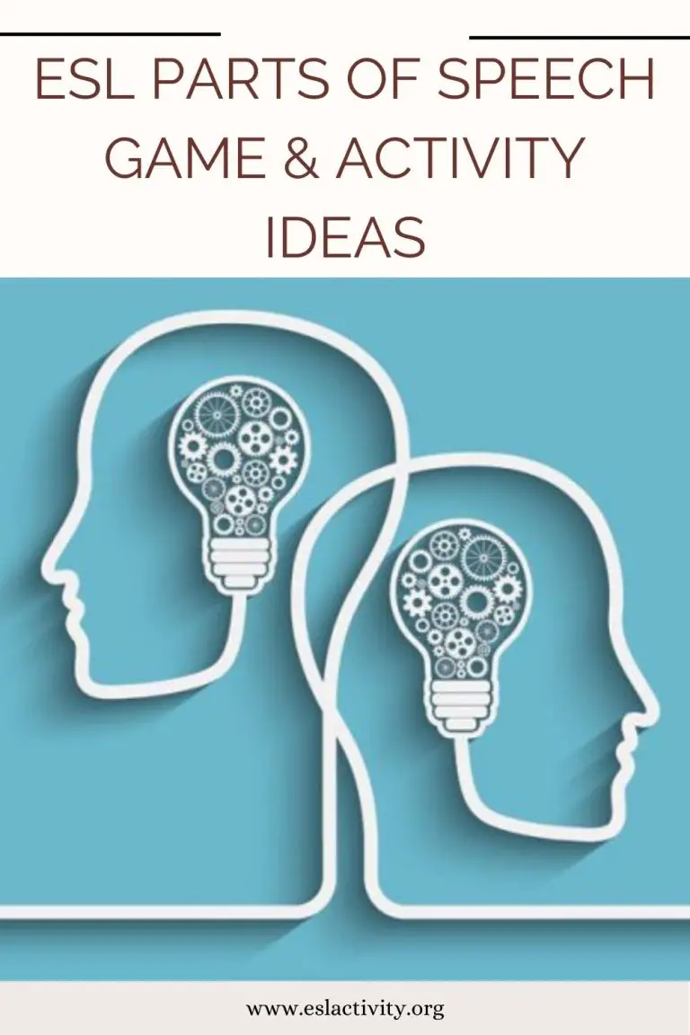 Parts of Speech ESL Games, Activities & Lesson Plan Ideas