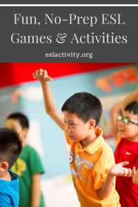 No Prep ESL Games and Activities for Last-Minute Classes