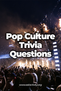 Pop Culture Trivia Questions for Kids (Movie/Singer/Animation)