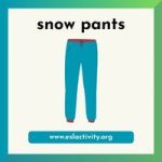 Winter Clothes Names with Pictures | List of Winter Clothing