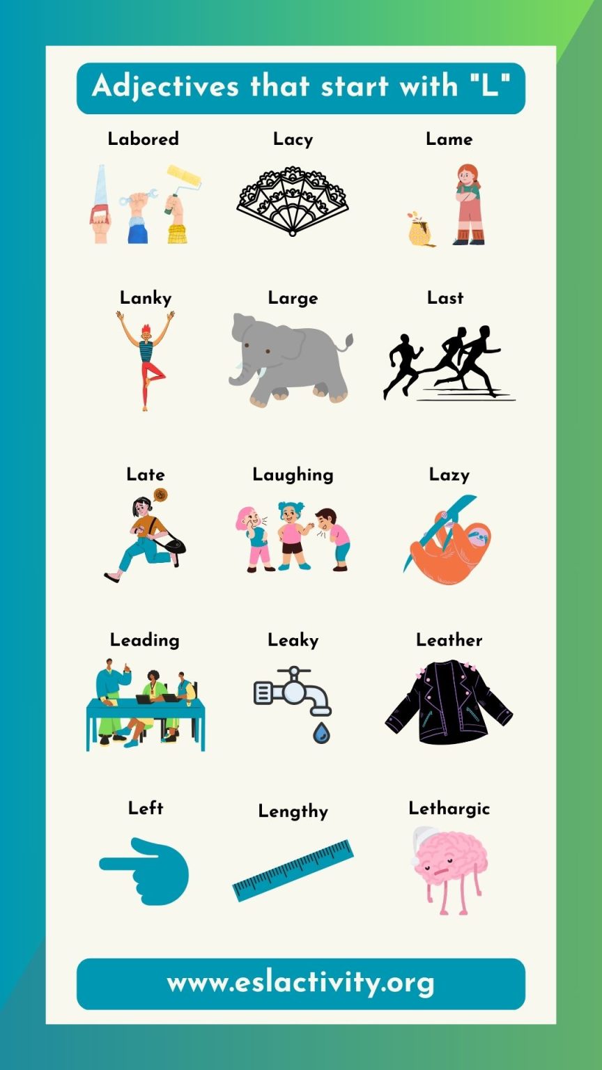 Adjectives that Start With L | Descriptive L Words