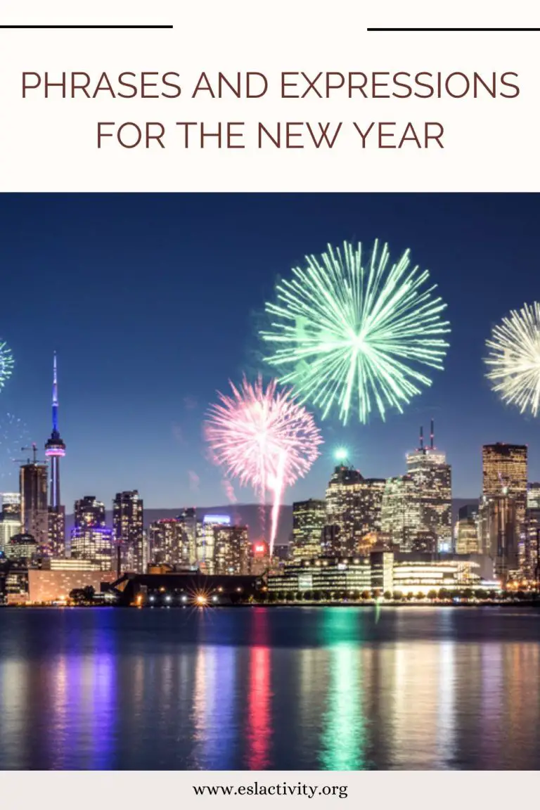 New Year Expressions, Phrases, Greetings & Idioms