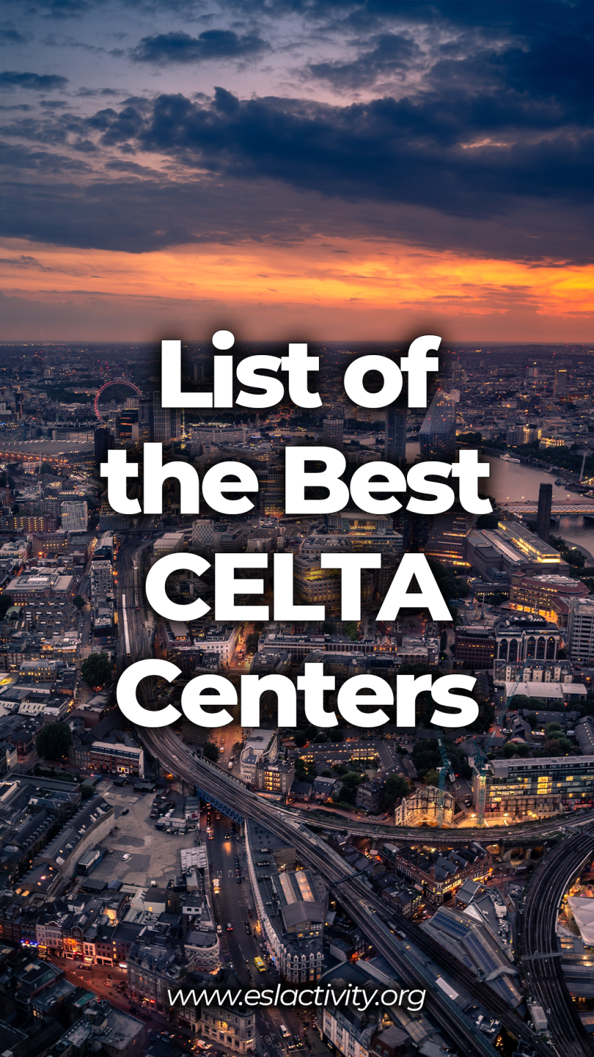 TOP 5 CELTA Certification Centers and Courses for ESL Teachers
