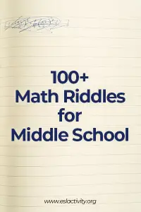 100+ Math Riddles for Middle School (Easy/Intermediate/Difficult)