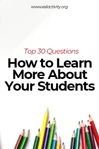 Top 30 Questions for Students to Get to Know About Them