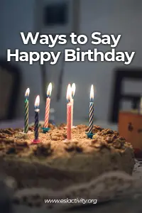 30 Ways to Say Happy Birthday | English Birthday Wishes