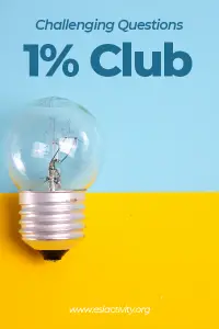 48 One Percent Club Questions and Answers | ESL Activities